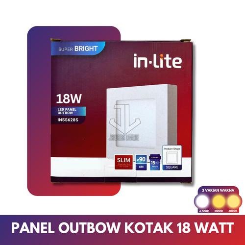 Jual IN-LITE INSS628S LAMPU DOWNLIGHT PANEL LED 18W OUTBOW KOTAK ...