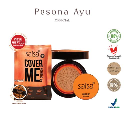 Jual SALSA Cover Me BB Cushion - Semi Matte with Red Algae Niacinamide ...