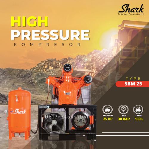 Jual SHARK 25 HP Air Compressor High Pressure 30 BAR SBM-25 - Kota ...