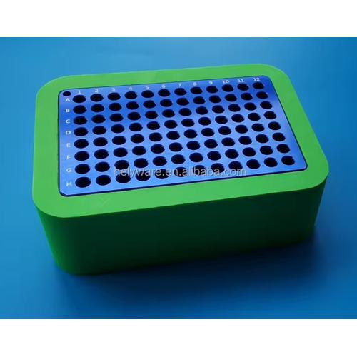 Jual PCR tube cooling rack Aluminium include EVA base 96 well - Kab ...