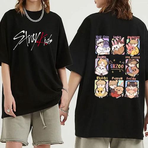 Jual Kaos Kpop Stray Kids Skzoo Skz University Straykids Oversize Baju ...