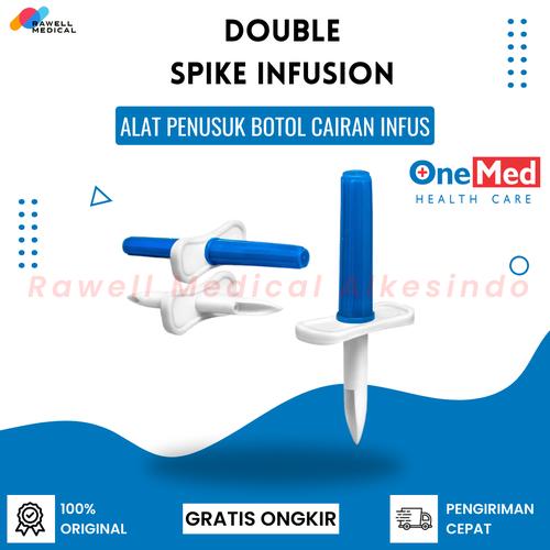 Jual Double Spike Infusion Onemed / Alat Penusuk Botol Infus - Kab ...