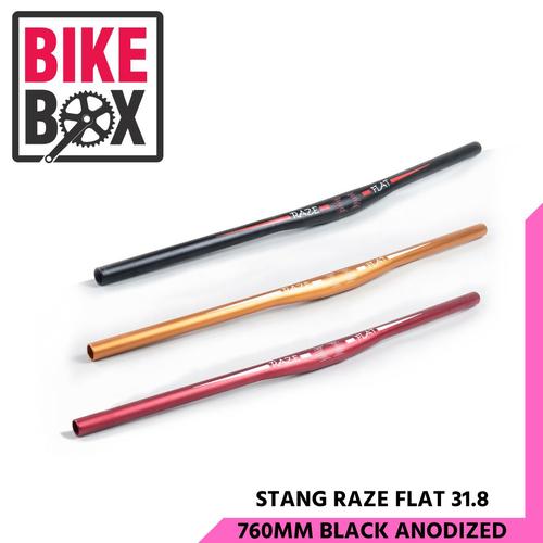 Jual STANG/HANDLE BAR SEPEDA RAZE FLAT 31.8 (ORI TAIWAN) - Hitam ...