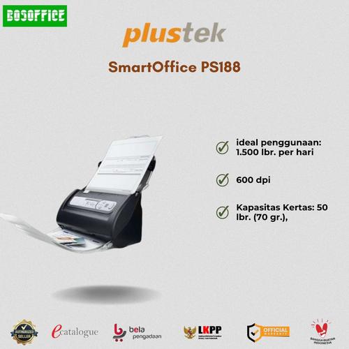 Jual 200 DPI - SmartOffice PS188 - 30 lbr per mnit - Canggih - Original ...