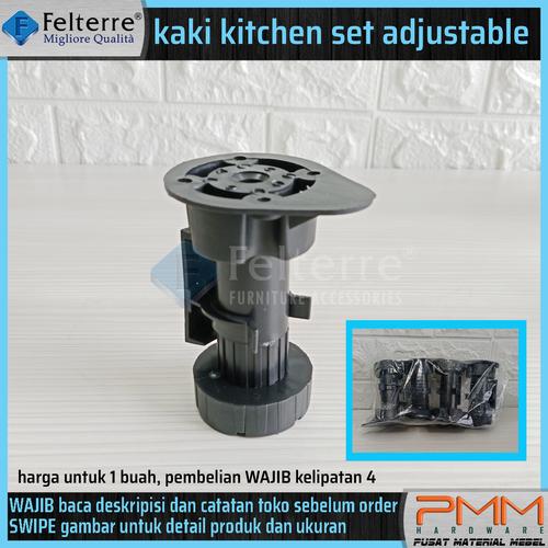 Jual kaki kitchen set FELTERRE | kitchen leg adjuster kaki lemari dapur ...