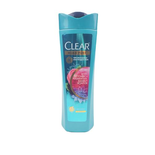 Jual SHAMPO CLEAR HIJAB PURE 300 ML ANTI KETOMBE RONTOK LEPEK ANTI ...