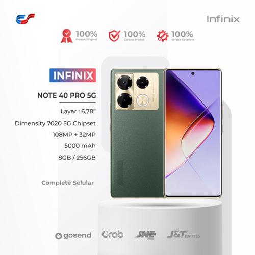 Jual Infinix Note 40 Pro 5G 8/256GB [8GB+8GB] - Garansi Resmi - GOLD ...
