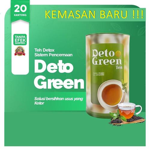 Jual Deto green original teh detok pencernaan membersihkan usus kotor ...