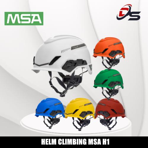 Jual MSA H1 Helm Panjat Lokal Safety Helmet Climbing Msa SNI Fastrack ...