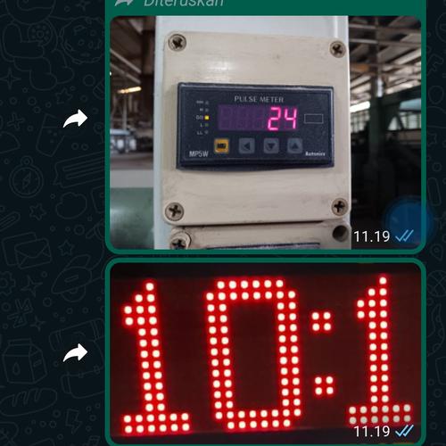 Jual Display Speed produksi - Kecepatan andon produksi digital ...