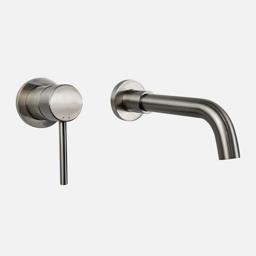 Jual Ateson AT104BBS Banyan Wall Mount Mixer Basin Brushed SS - Jakarta ...