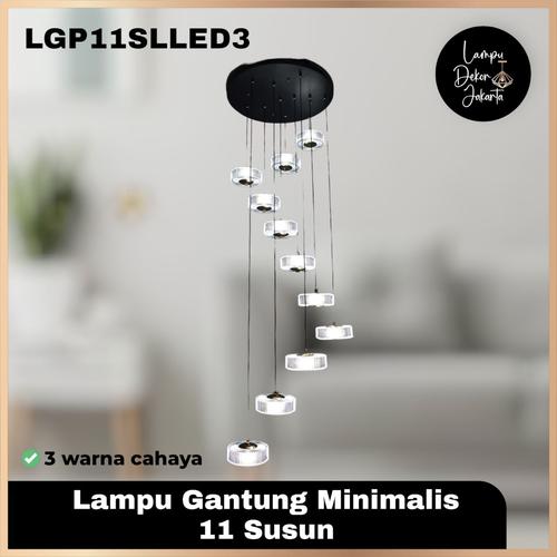 Jual GANTUNG 12 SUSUN LED 3 WARNA LGP11SLLED3 Lampu Hias Minimalis ...