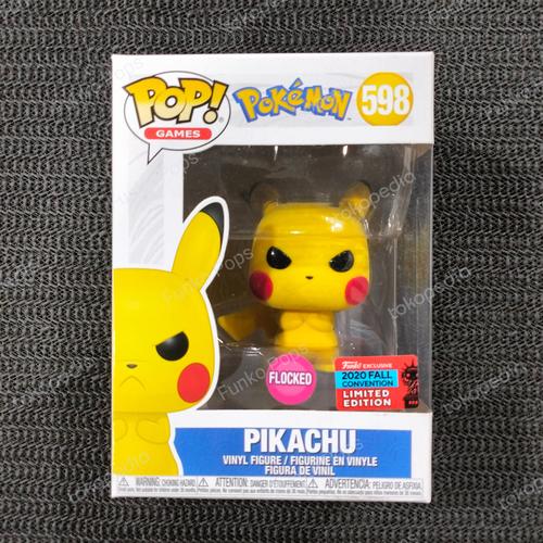 Jual Funko Pop! Pokemon : Grumpy Pikachu (Flocked) NYCC 2020 Exclusive ...
