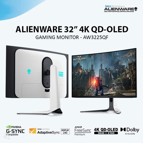 Jual MONITOR ALIENWARE 32 4k 240hz CURVED QD-OLED AW3225QF - Kota Batam ...