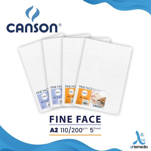 Jual Kertas Gambar Canson Fine Face A2 Drawing Paper Sheet Set - A2 110 ...