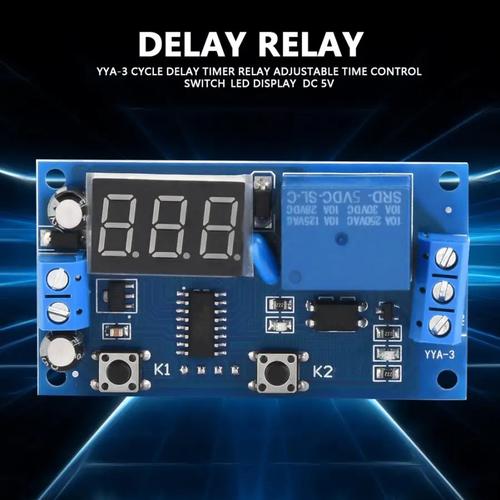 Jual YYA-3 Relay Timer 2 Tombol DC 5V-30V Delay Timer Module Switch ...