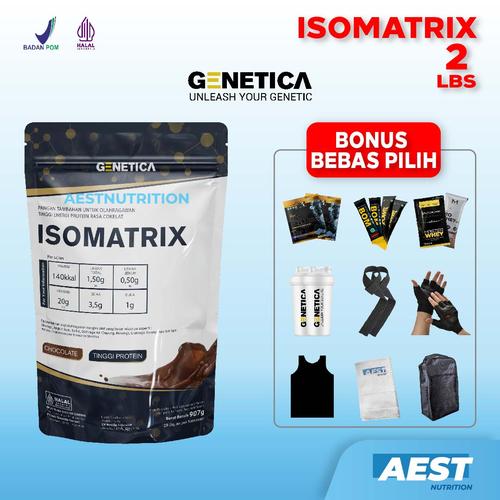 Jual Genetica Isomatrix 2 lbs Susu Whey Protein - Chocolate, Tanpa ...