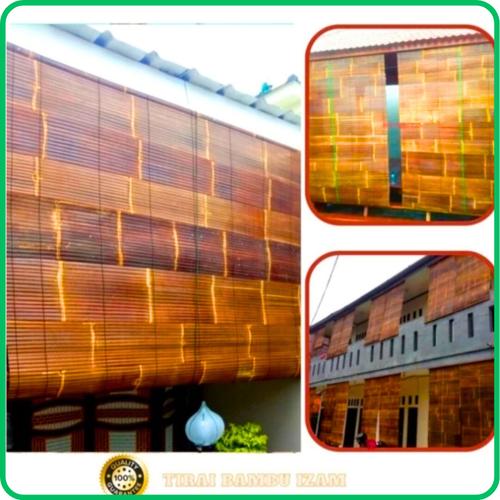 Jual Kere Bambu Wulung Hitam Tali Penghalau Sinar Matahari & Tampias ...