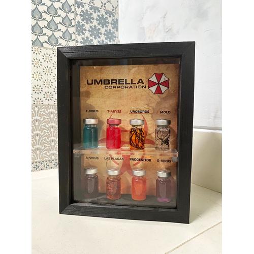 Jual Frame 3D Umbrella Corp Resident Evil Vial Pajangan Dinding - Kab ...