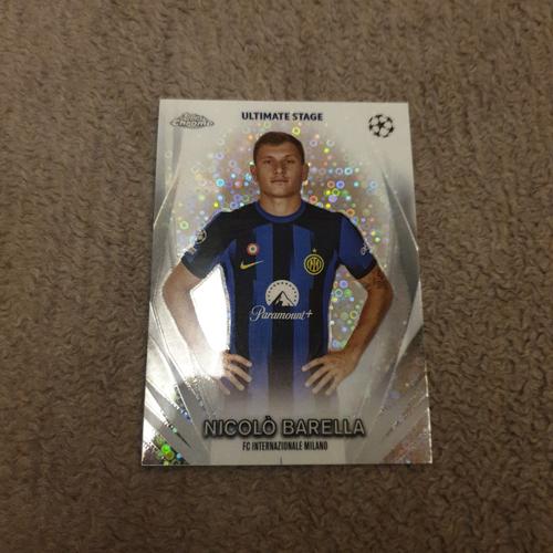 Jual Kartu bola inter nicolo barella ultimate stage chrome topps ucc ...