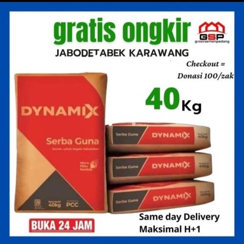 Jual Semen DYNAMIX 40kg 1/2 DO 100 zak Pengiriman Ekspress 1 Hari ...