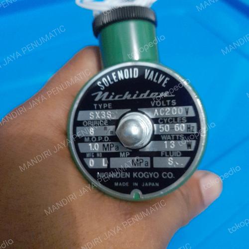 Jual SOLENOID VALVE NICHIDEN TYPE SX3S (AC200V) ⅜inc - Jakarta Barat ...