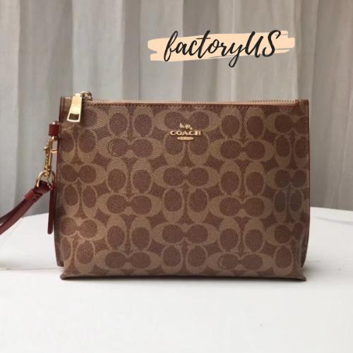 Jual TAS WOMEN 68332 HANDBAG CLUTCH WRIST BAG SIGNATURE WOMEN LEATHER ...