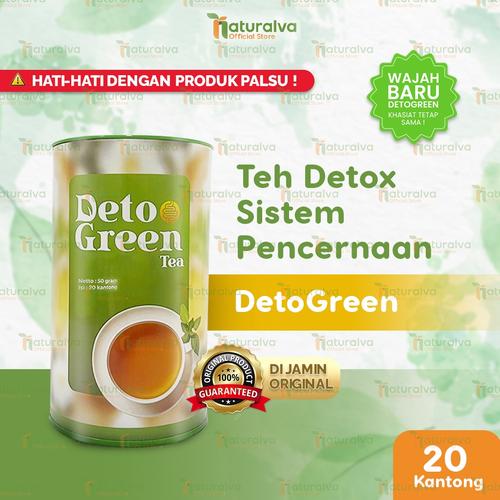Jual DetoGreen Tea Teh Detox Sistem Pencernaan Usus Diet Sehat Alami ...
