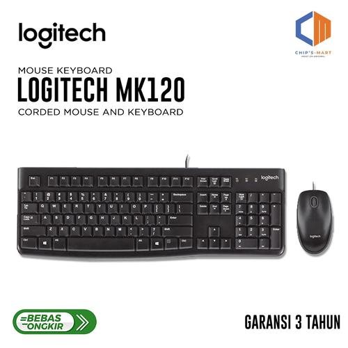 Jual Logitech Mouse Keyboard MK120 100% original - Jakarta Utara - Chipsmart Online Shop | Tokopedia