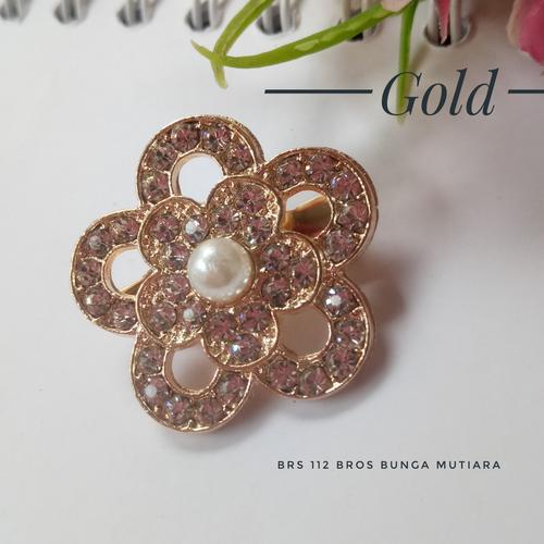 Jual Bros bunga mutiara bros jilbab bros dagu perhiasan haniman hijab ...
