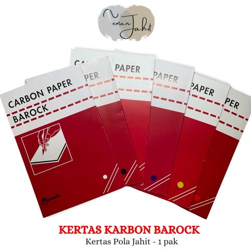 Jual KARBON PAPER JAHIT MERK BAROCK / CARBON PAPER BAROCK 1PAK - Putih ...
