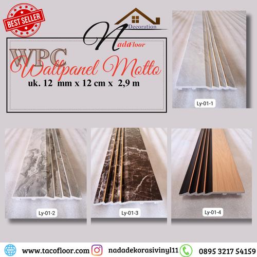 Jual wpc wall panel dinding motif kayu dan motif marmer ukuran 2,9 m ...