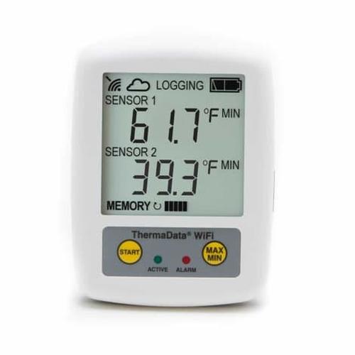 Jual Thermometer Data Logger / ThermaData Wifi Logger Two Channel Brand ...