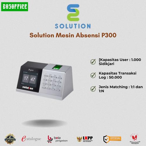 Jual Solution Mesin Absensi P300 - elektronik kantor - original - P300 ...