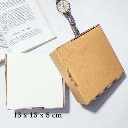 Jual Kardus Die Cut Ukuran 15 x 15 x 5 Cm White Karton Box Packaging ...