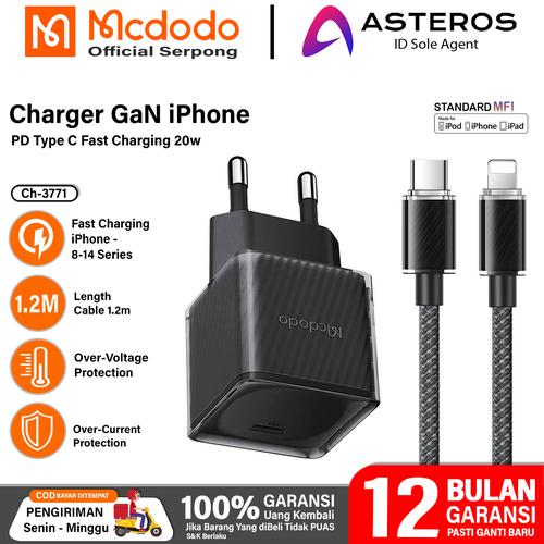 Jual Charger Iphone PD Type C To Lightning MCDODO FAST Charging 20W ...