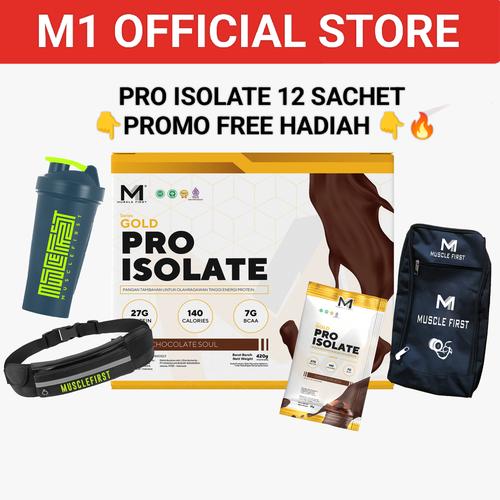 Jual Muscle First Pro Isolate Box 12 sachet Whey Protein Isolate ...