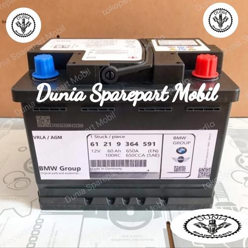 Jual Acu Battery Aki 12V 60Ah BMW E30 E34 E36 E46 E87 E88 61219364591 ...