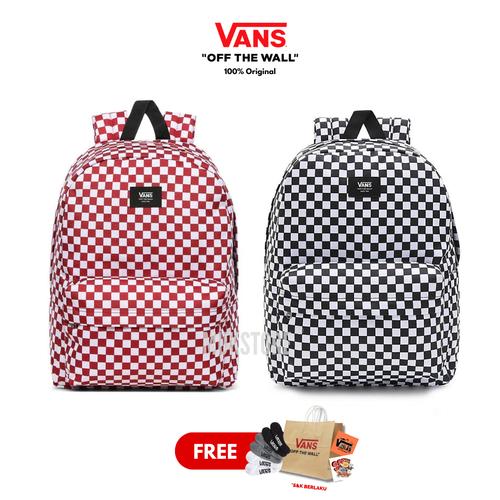 Jual Tas Vans Classic Checkerboard Black White Original - Backpack ...