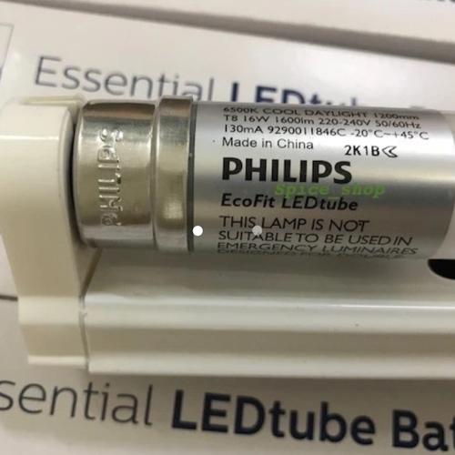 Jual Philips lamput Ecofit Led tube T8 BN015C Led neon TL 16w 1200mm ...