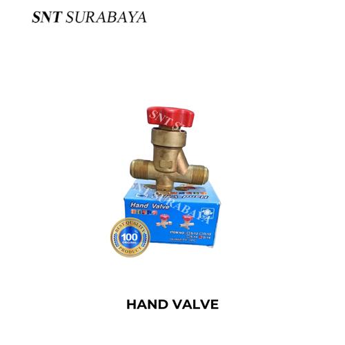 Jual HAND VALVE / KRAN VALVE HUB UKURAN 1/4 - KRAN VALVE MERK HUB ...