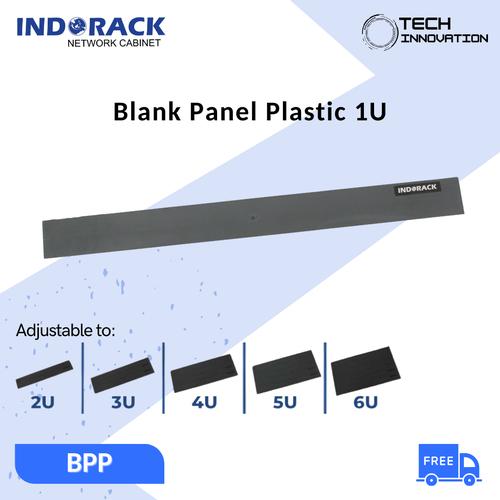 Jual INDORACK Blank Panel Plastic 1U Plat Penutup Celah Rak Rack Server ...