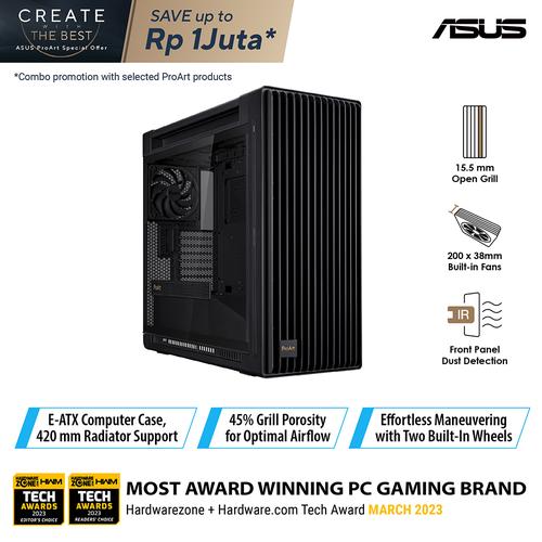 Promo ASUS ProArt PA602 | E-ATX Mid Tower Case - X ProArt LC 420 Cicil ...