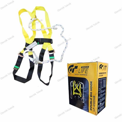 Jual GT LIFE SAFETY BELT FULL BODY HARNES DOUBLE HOOK BESAR - GTLIFE ...