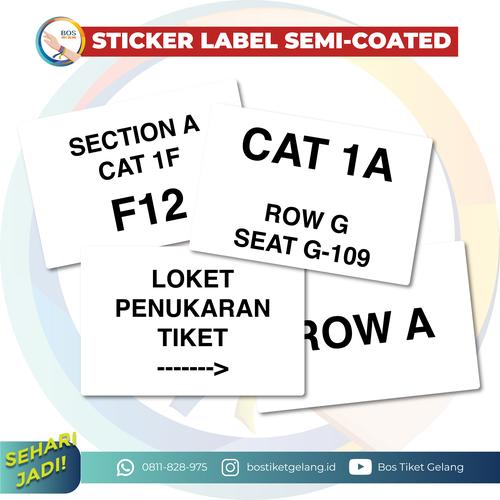 Jual STICKER LABEL SEAT / NUMBERING / PETUNJUK ARAH / DENAH LOKASI UK ...
