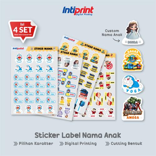 Jual Stiker Label Nama Anak Sekolah / Label Nama Anak Custom / Stiker ...