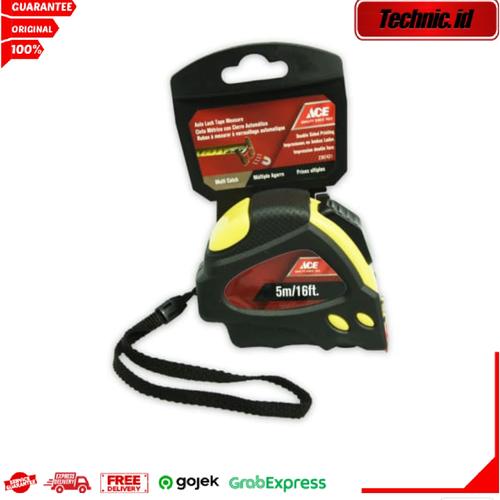 Jual Ace Meteran Auto Retractable 5 Mtr Dapat Menggulung Secara ...