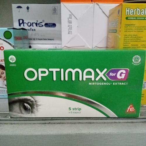 Jual OPTIMAX FOR G VITAMIN MATA BOX ISI 30 KAPSUL ( HIJAU ) - Kota Depok - apotek mandiri 07 ...