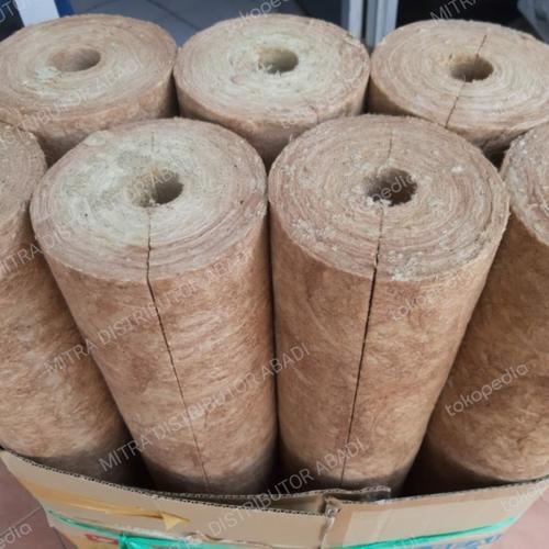 Jual Rockwool Pipe Insulation Glasswool Pipa Isolasi Batangan Ukuran ...