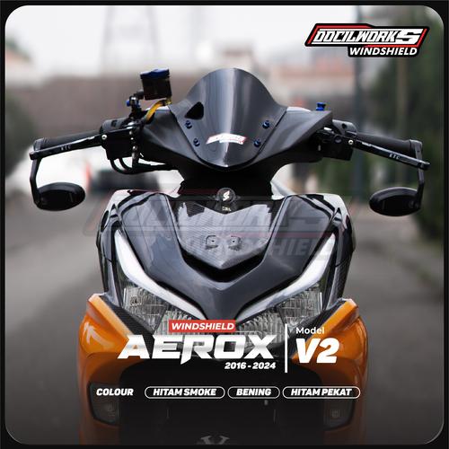 Jual Windshield Visor Yamaha All New Aerox Connected Aerox V2 Jenong ...